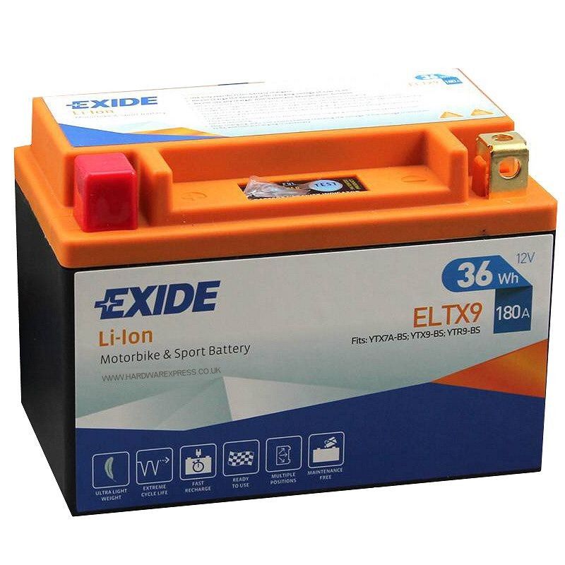 Battery Exide Lithium ELTX9 Exide Lithium