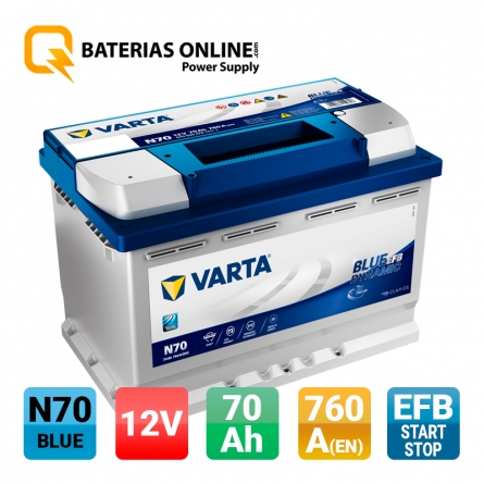 Battery Car Varta N70 70Ah