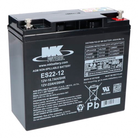 Battery AGM MK 12V 22Ah ES22-12